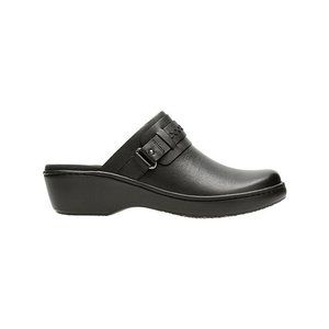 Clarks | Shoes | Clarks Womens Delana Amber Clog Black Full Grain ...